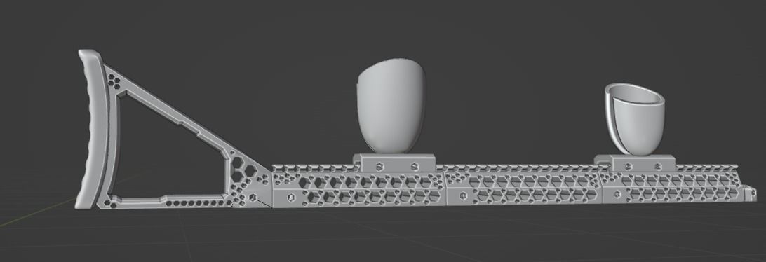 VR GUNSTOCK SLIDR META OCULUS QUEST 2 3D model 3D printable | CGTrader