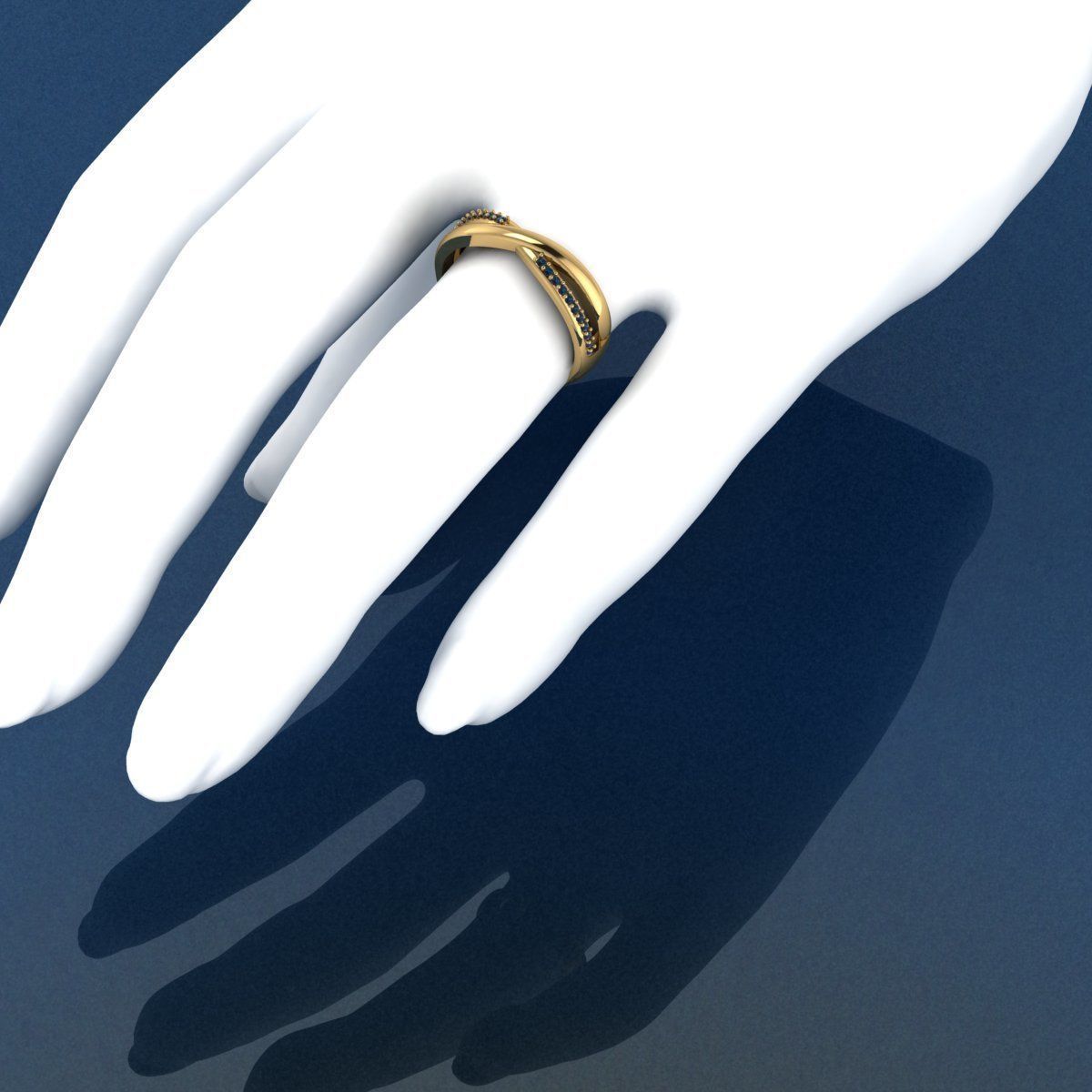 Flow ring denign 3D model | CGTrader