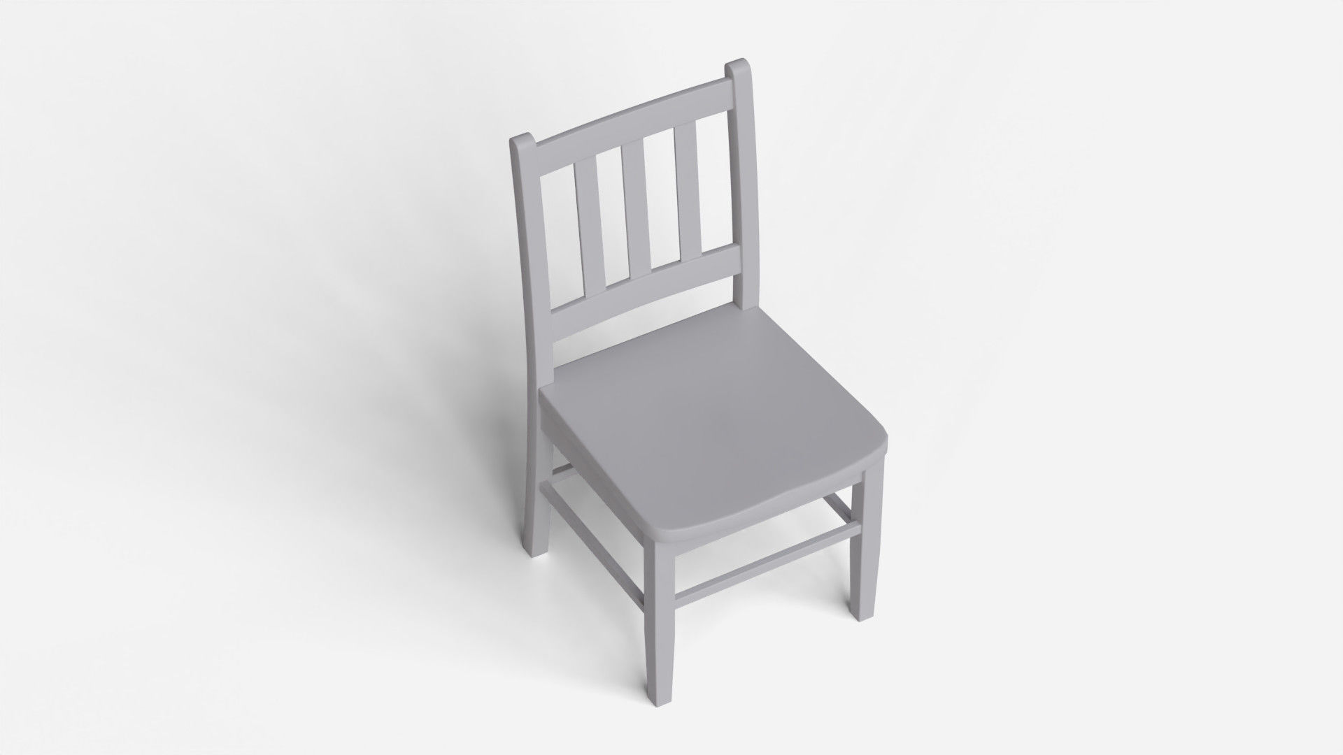 Chair Wooden free VR / AR / low-poly 3D model | CGTrader