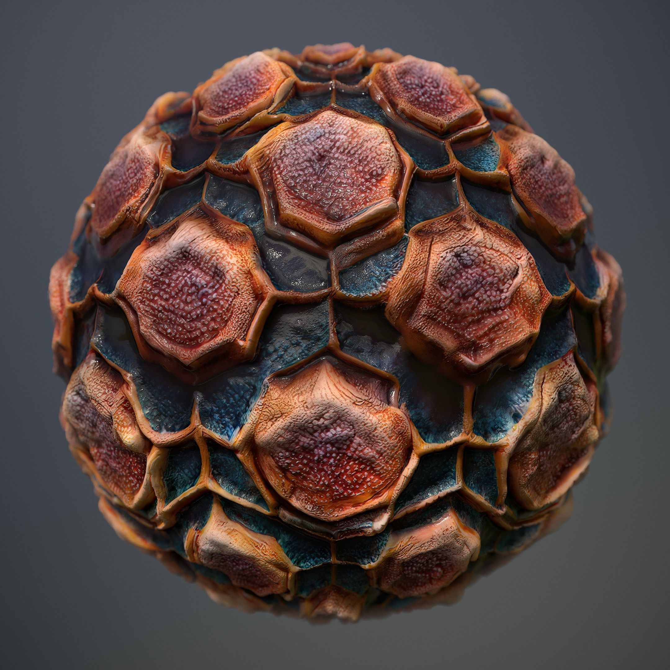 Material Skin Alien 20 Seamless PBR Texture Texture | CGTrader