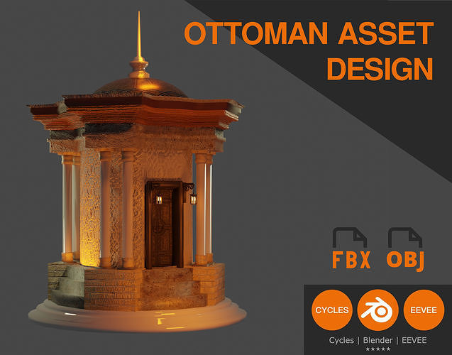 3D model TURKISH OTTOMAN BUILD GAME ASSET VR / AR / low-poly | CGTrader