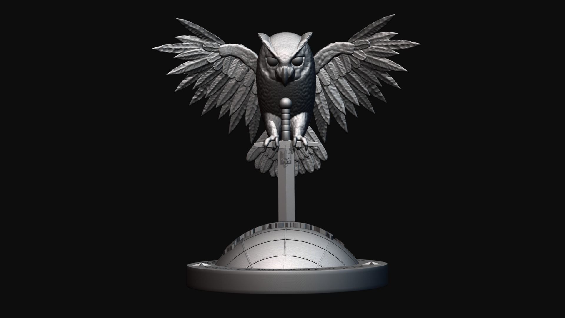 Emblem of the Main Intelligence Directorate free 3D model 3D printable ...