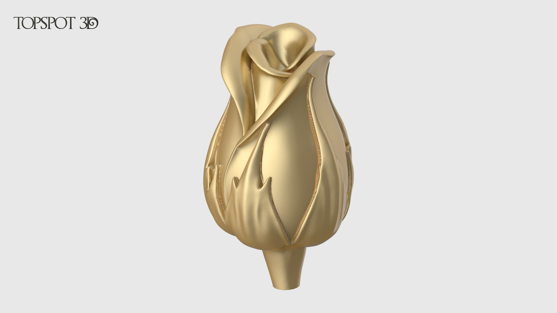 Rose Buds And Leaves Set 3D model 3D printable | CGTrader
