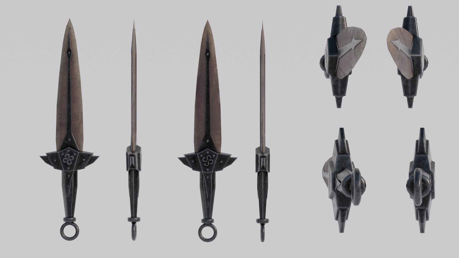 Dragon Bone blade free VR / AR / low-poly 3D model | CGTrader