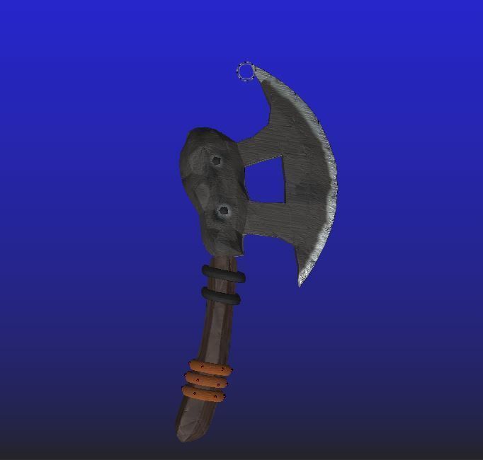 3D model Axe BLADE CUTTER VR / AR / low-poly | CGTrader