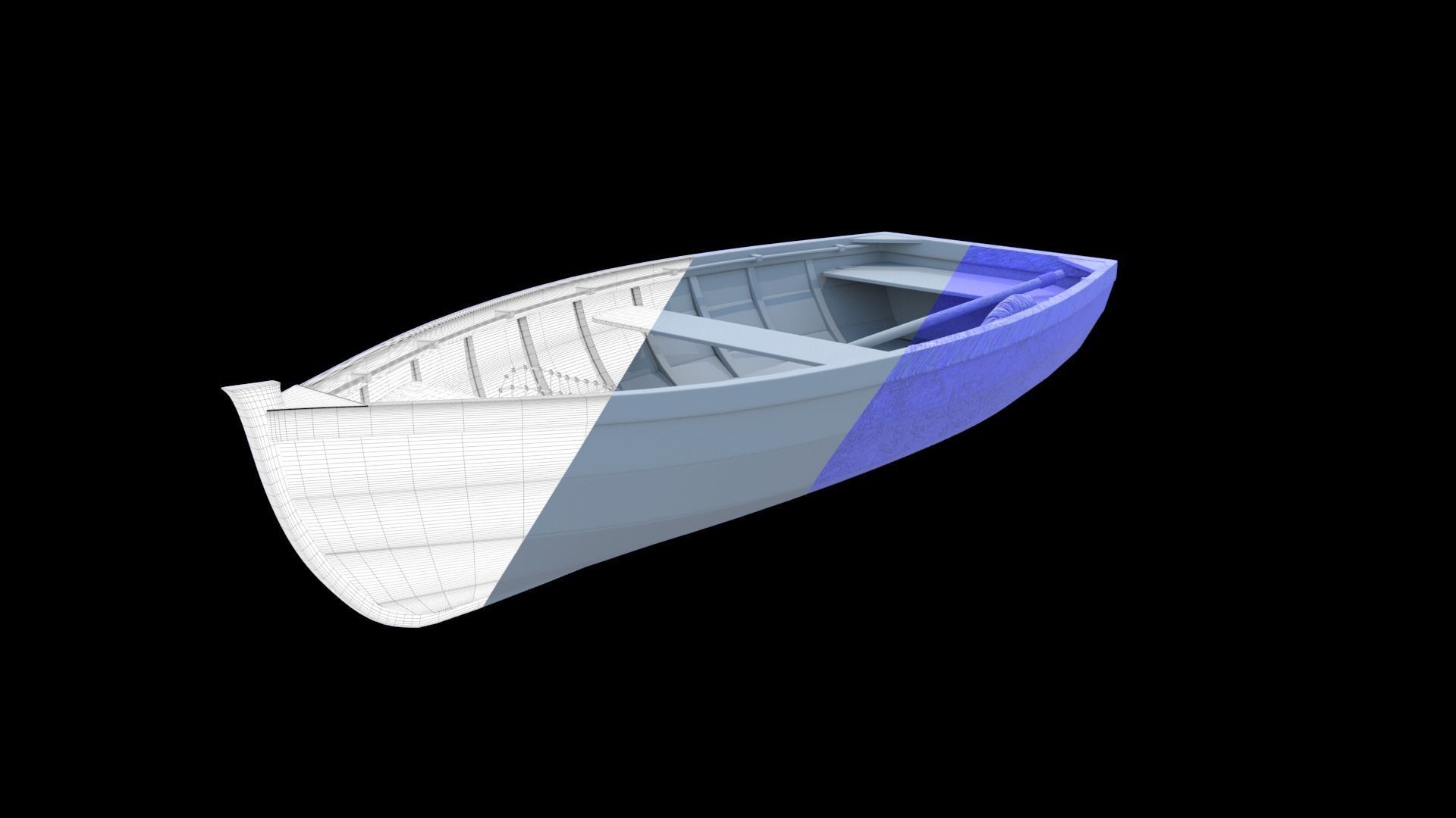 Old boat 3D model | CGTrader