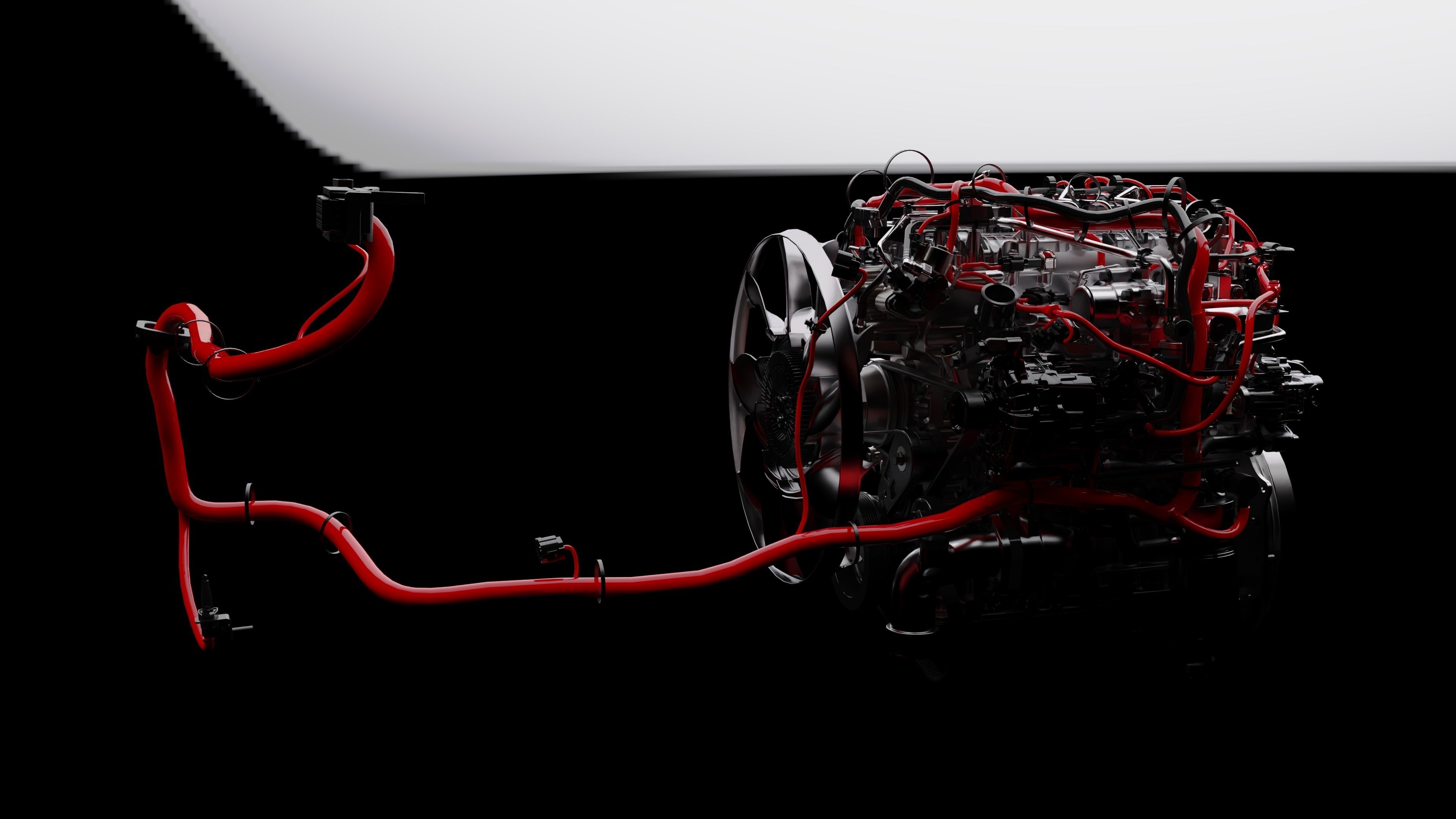 Automotive Engine 3D model animated | CGTrader