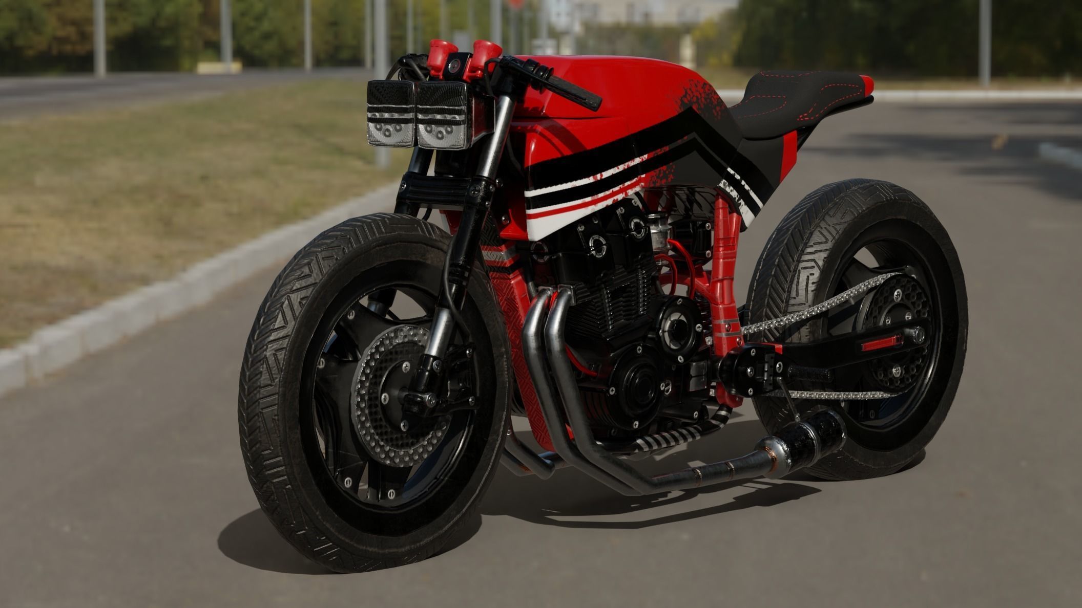 Racing Bike 3D model | CGTrader