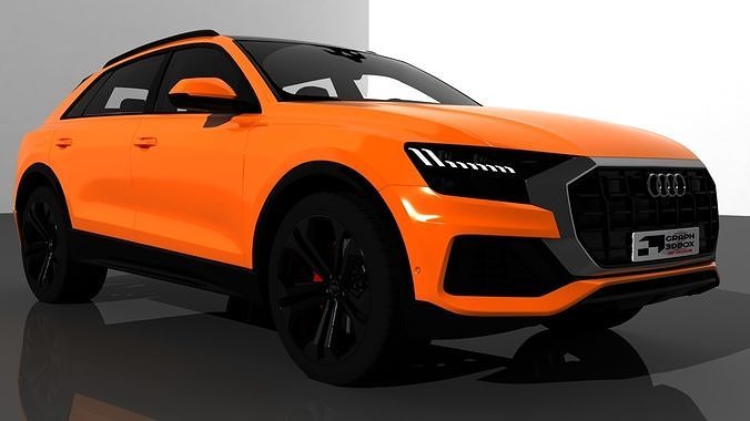 Audi Q8 full textures 3D model | CGTrader