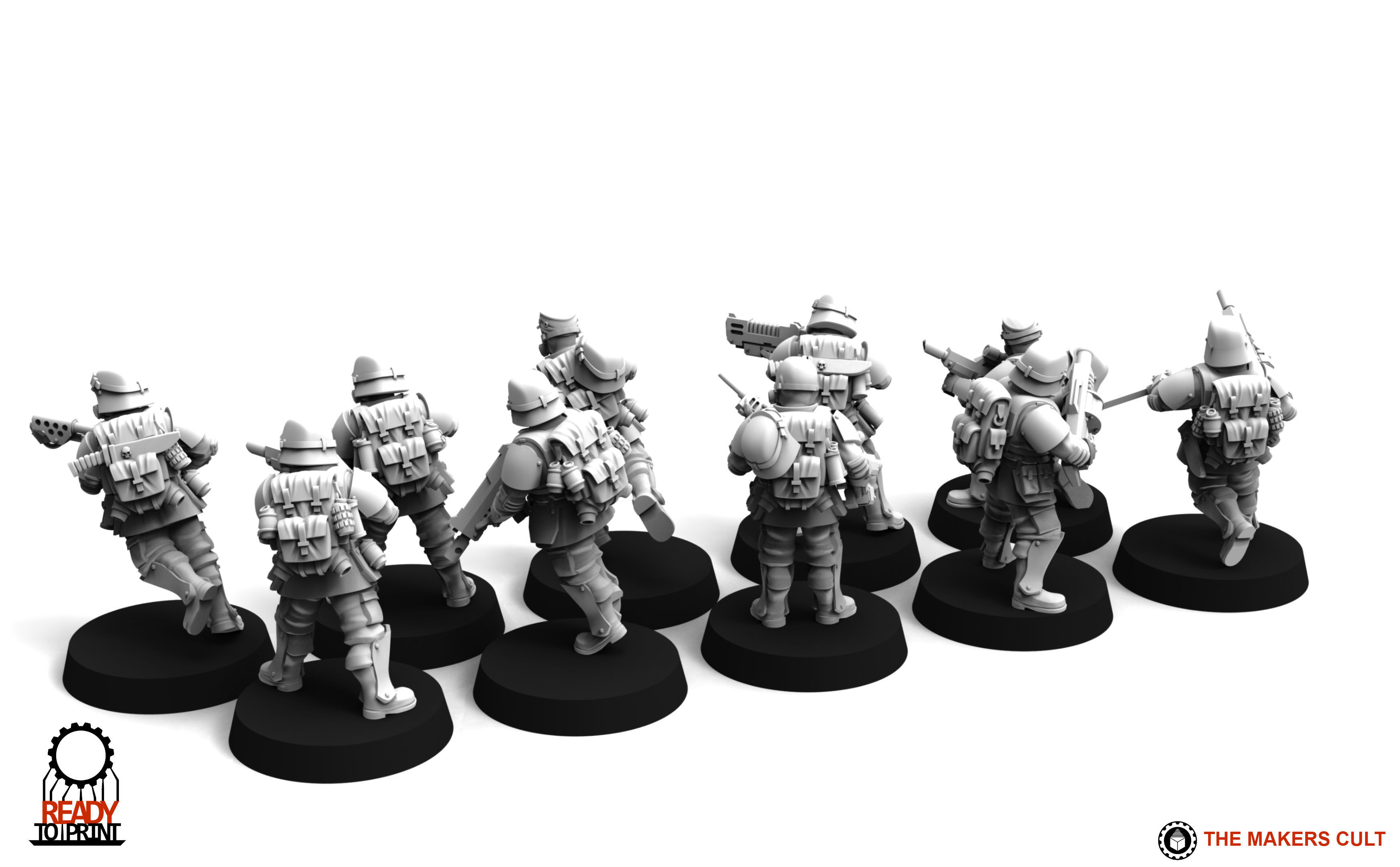 Universal Guard - Shock Infantry Builder 3D model 3D printable | CGTrader