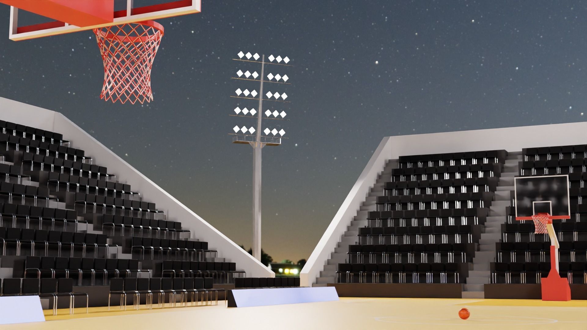 3D model Basketball Arena VR / AR / low-poly | CGTrader