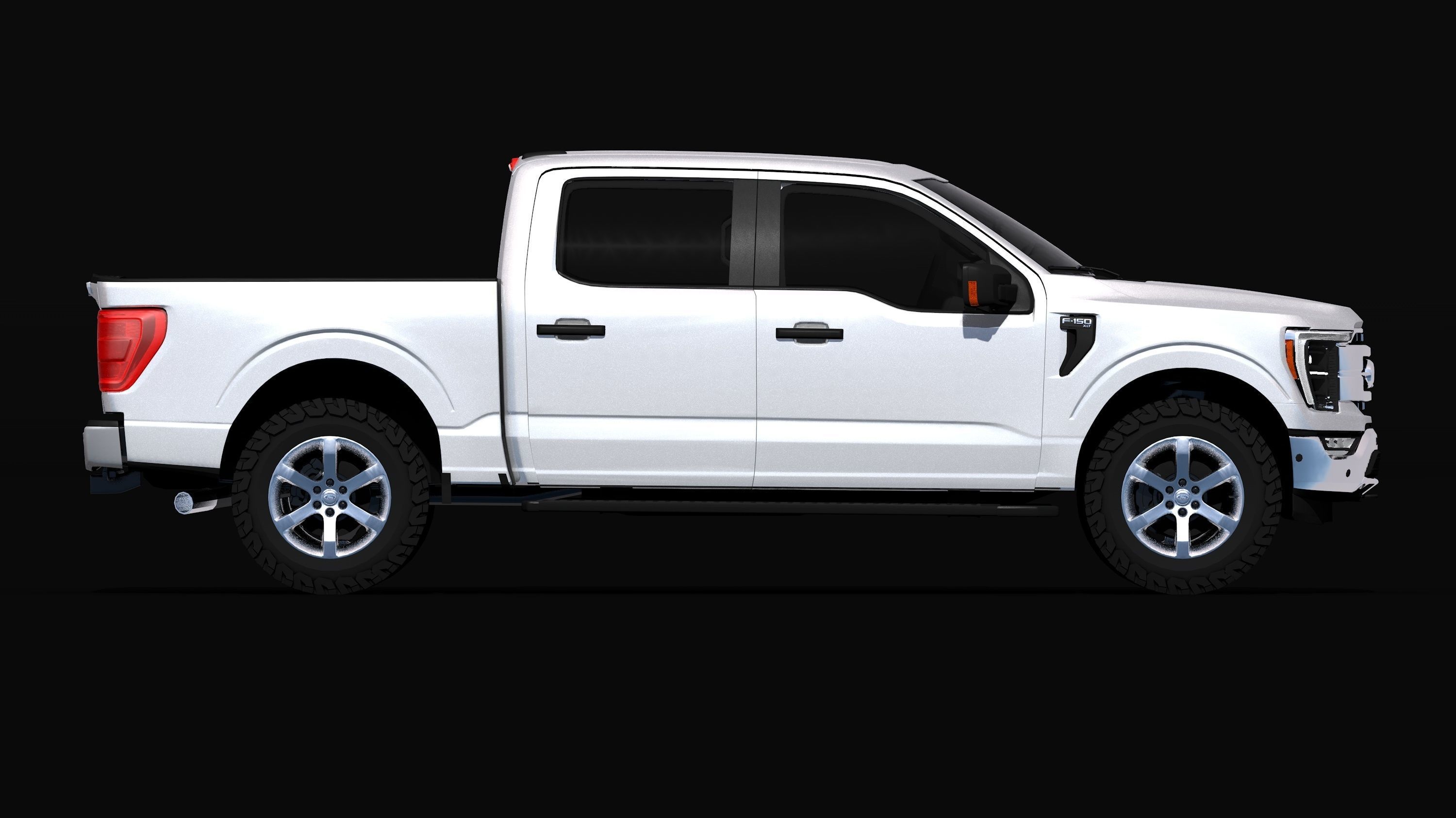 3D model 2021 Ford F-150 XLT 3D MODEL VR / AR / low-poly | CGTrader