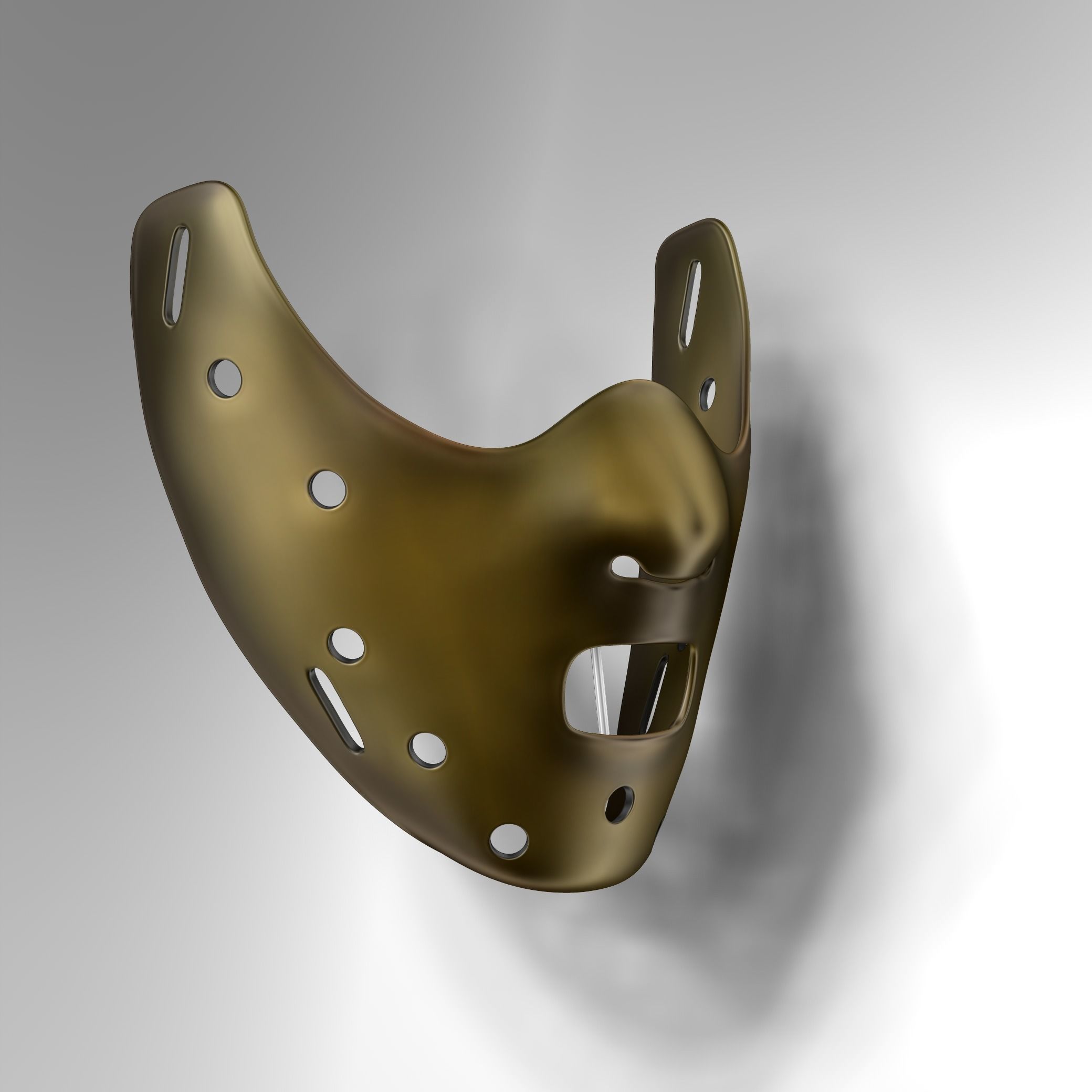 Hannibal Lector Mask 3D model 3D printable | CGTrader