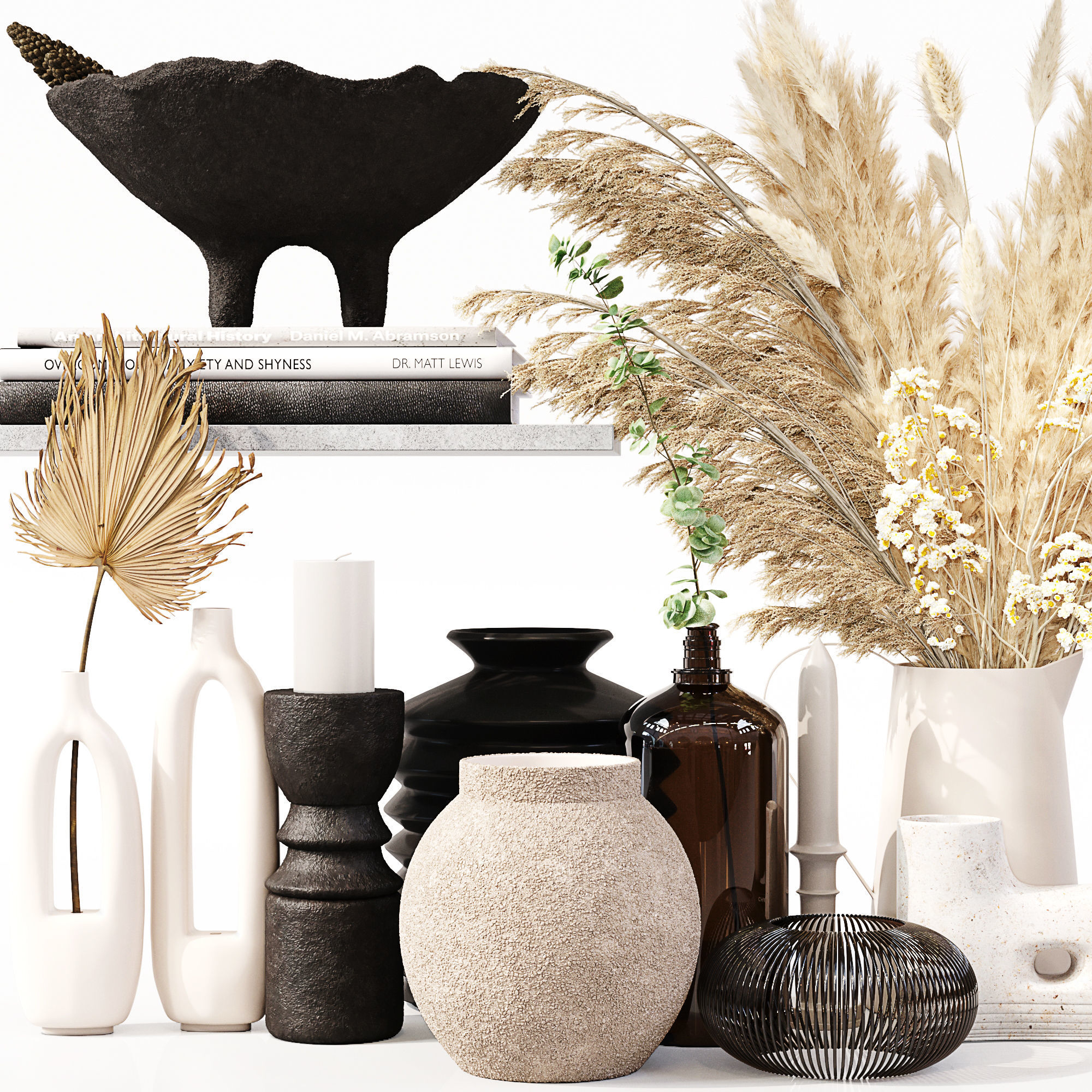 Decorative Set 086 3d Model Cgtrader