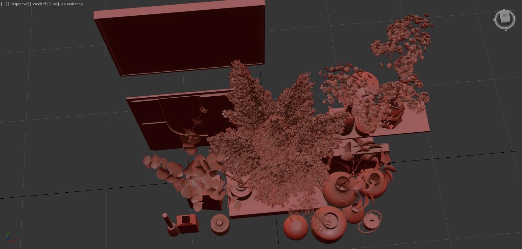 Decorative Set 088 3D model | CGTrader