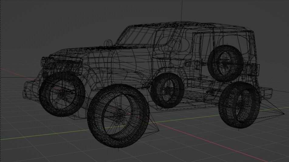 Thar Jeep 3D Model 3D model animated rigged | CGTrader