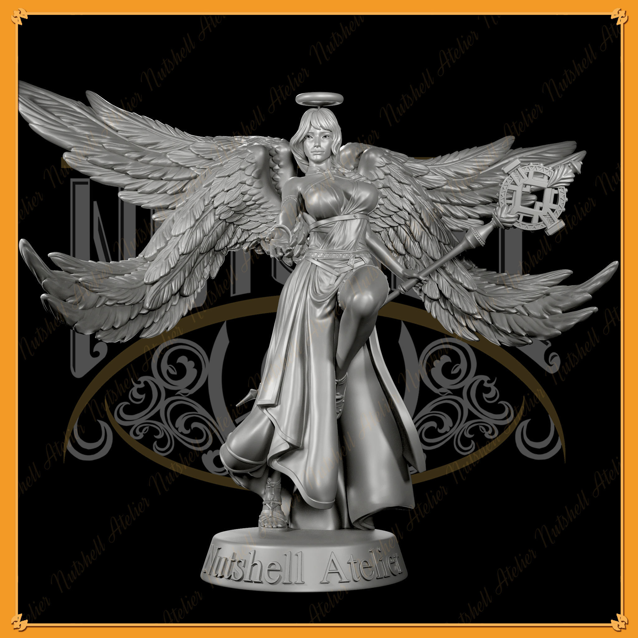NUTSHELL ATELIER - ANGEL 3D model 3D printable | CGTrader