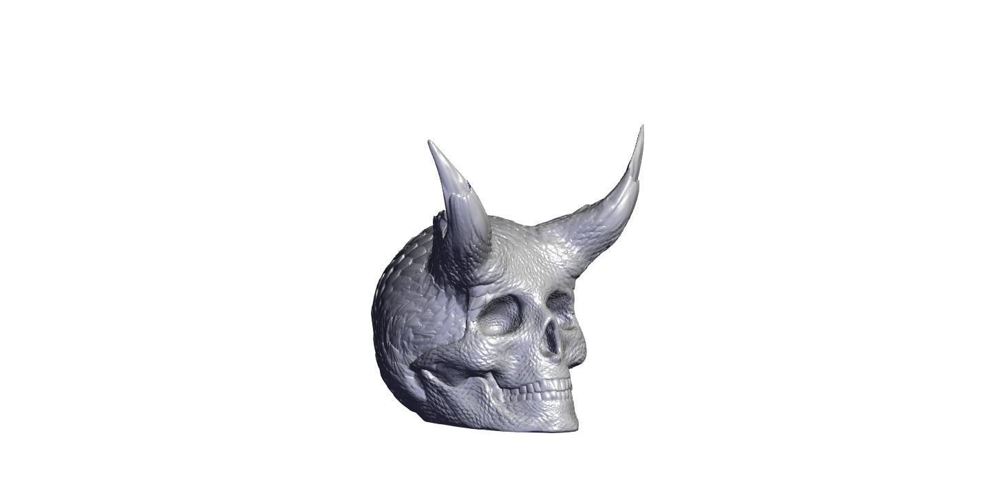 DEMON SKULL 3D model animated | CGTrader