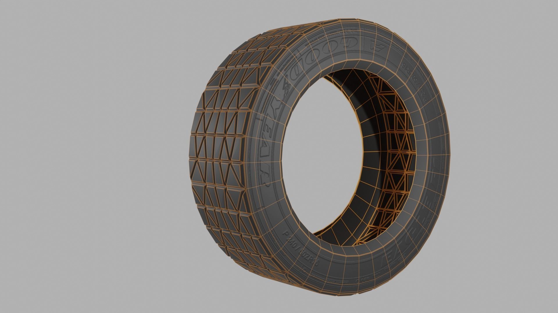 3D model 3D Realistic wheel including tire and rim VR / AR / low-poly ...