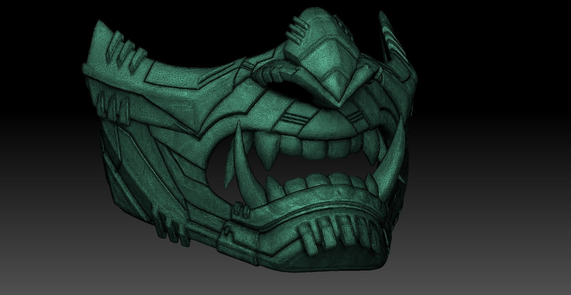 Cyber Punk Mask 3D model 3D printable | CGTrader