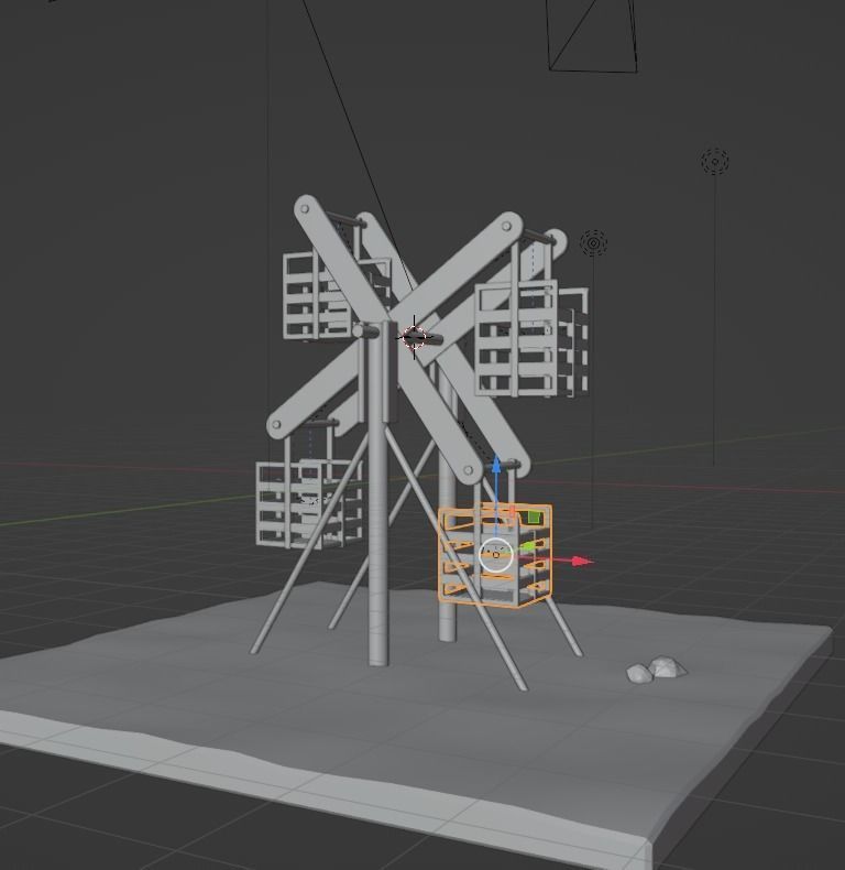 Nagordola low poly playground structure free VR / AR / low-poly 3D ...