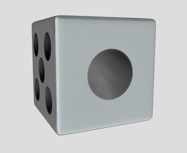 6 Side Dice free 3D model | CGTrader