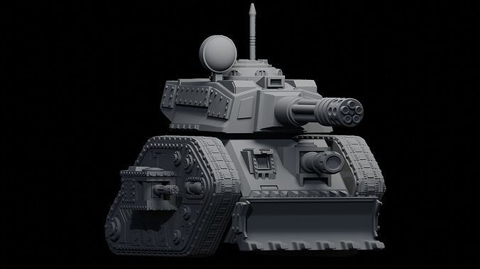 Space Tank Inferno 3D model 3D printable | CGTrader