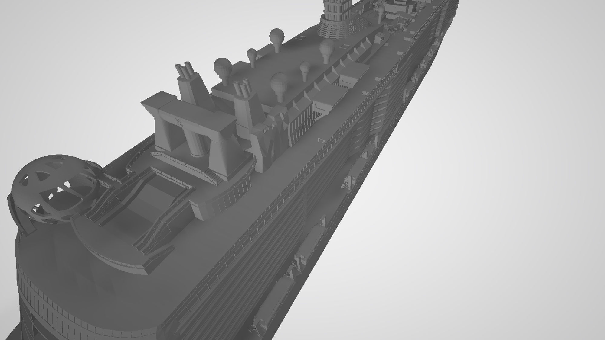 Spectrum Of The Seas cruise ship 3D print model 3D model 3D printable ...