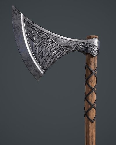 3D model Viking Wolf Breidox Axe VR / AR / low-poly | CGTrader