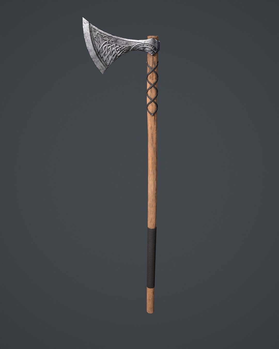 3D model Viking Wolf Breidox Axe VR / AR / low-poly | CGTrader