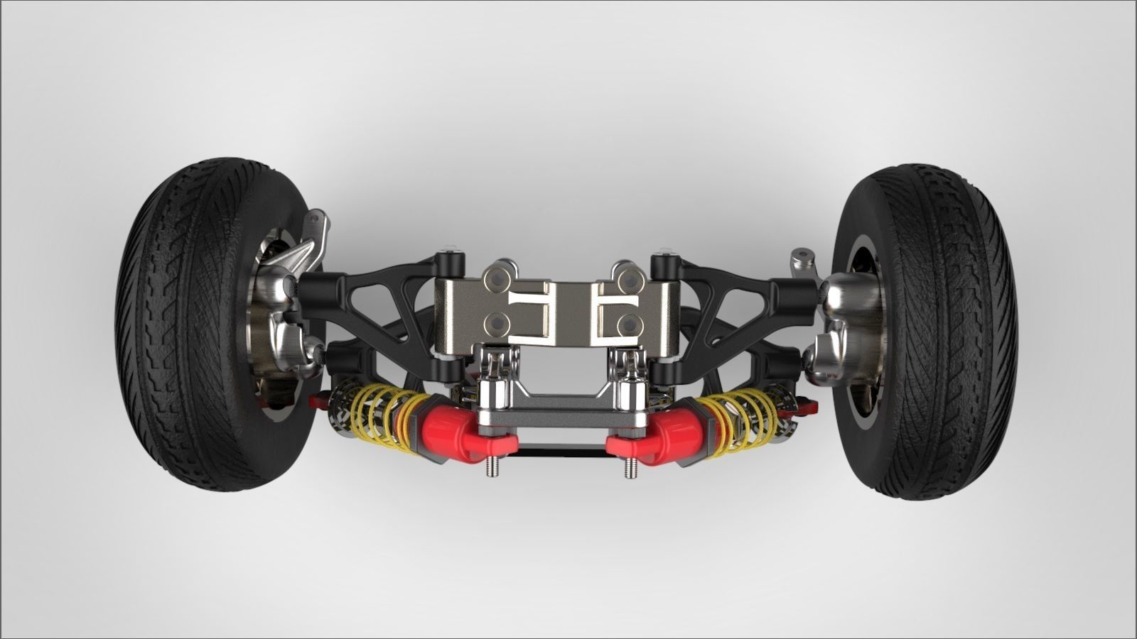 Wishbone Suspension 3D model 3D printable | CGTrader