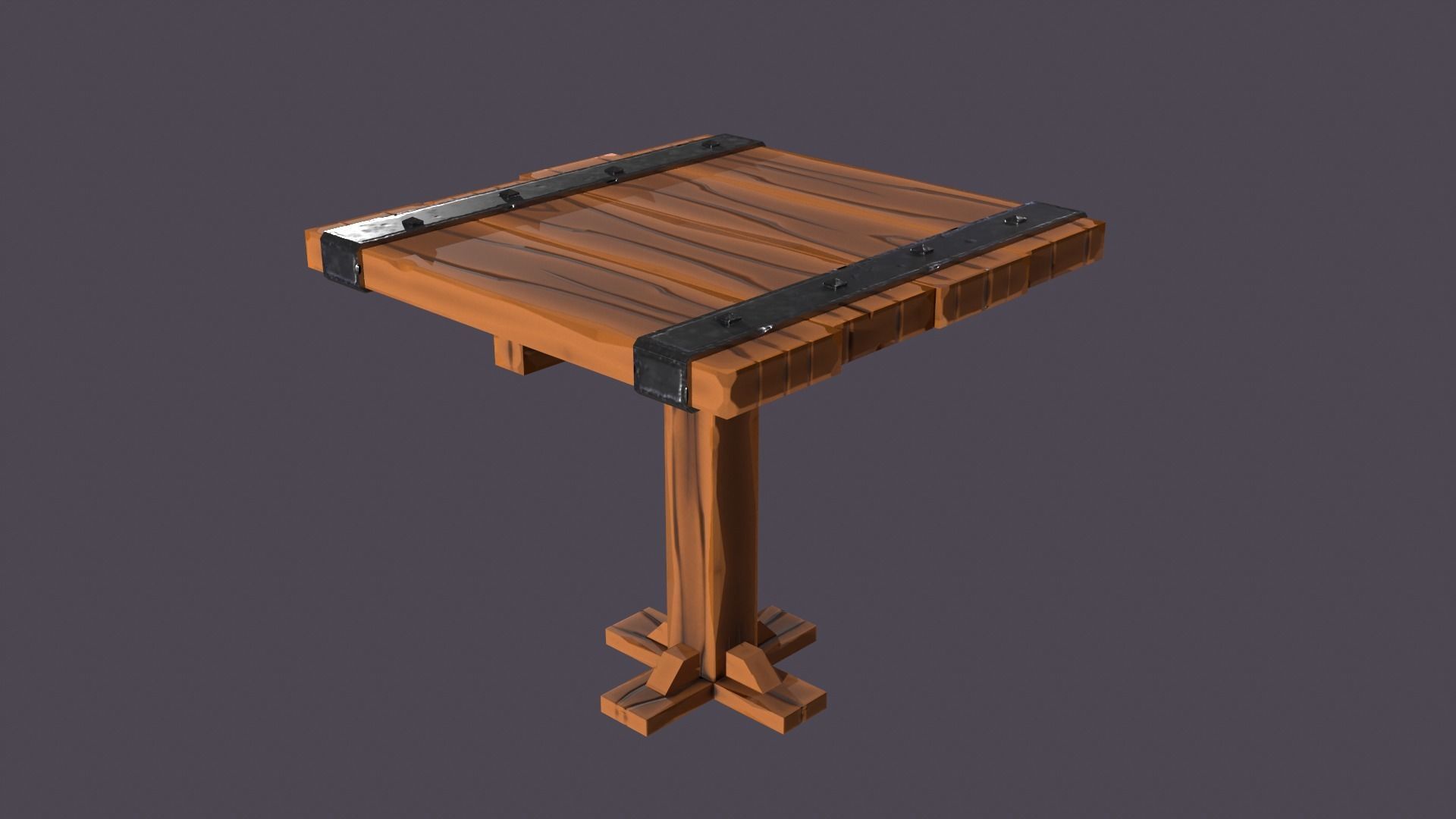 3D model Stylized medieval table pack VR / AR / low-poly | CGTrader
