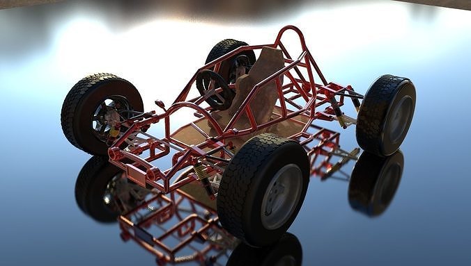 Go kart 3D model 3D printable | CGTrader