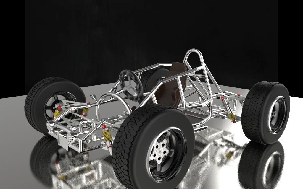 Go kart 3D model 3D printable | CGTrader