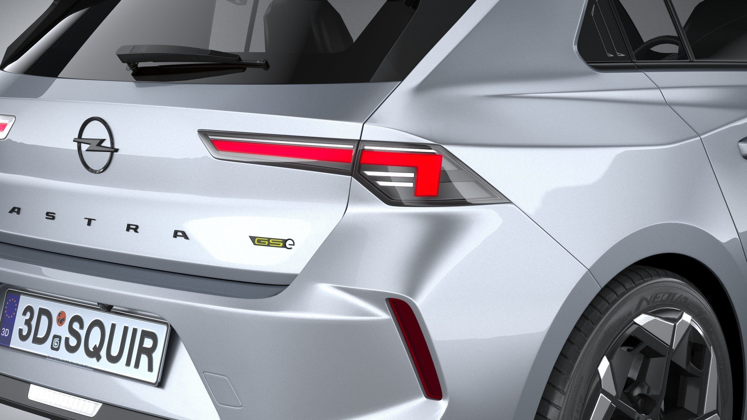 Opel Astra GSE 2023 3D model | CGTrader