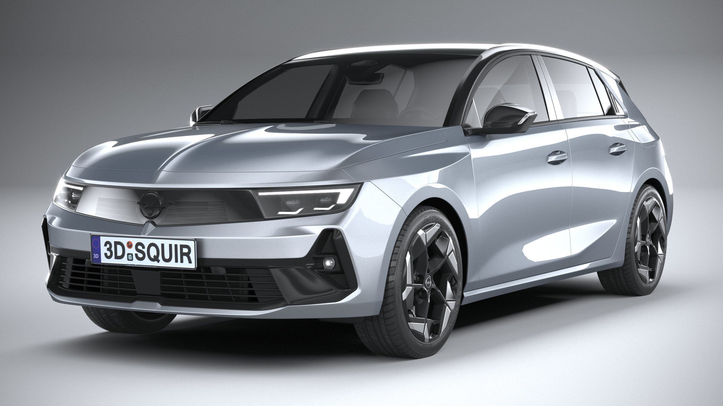 Opel Astra GSE 2023 3D model | CGTrader