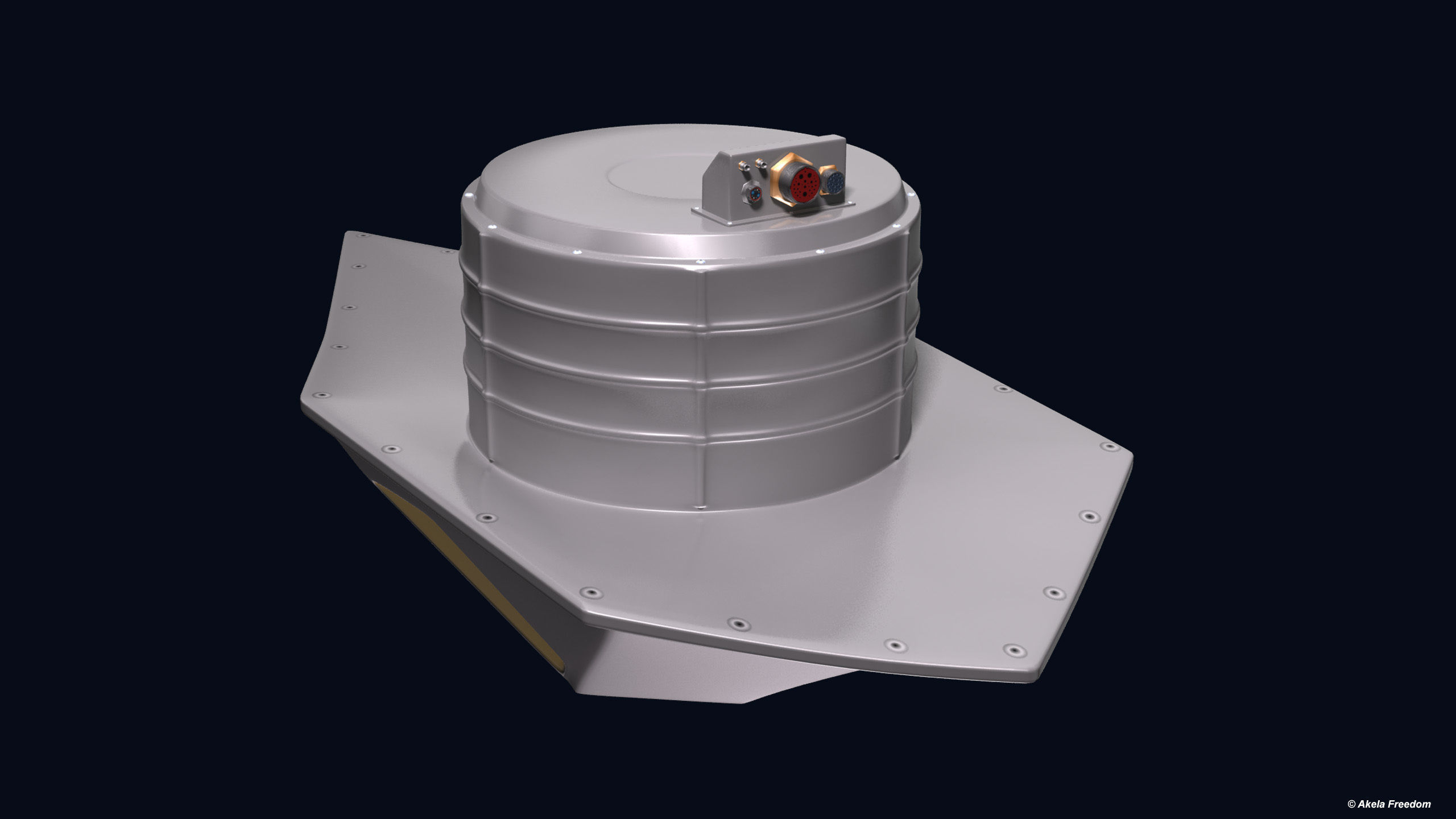 Electro-optical targeting system EOTS 3D model animated | CGTrader