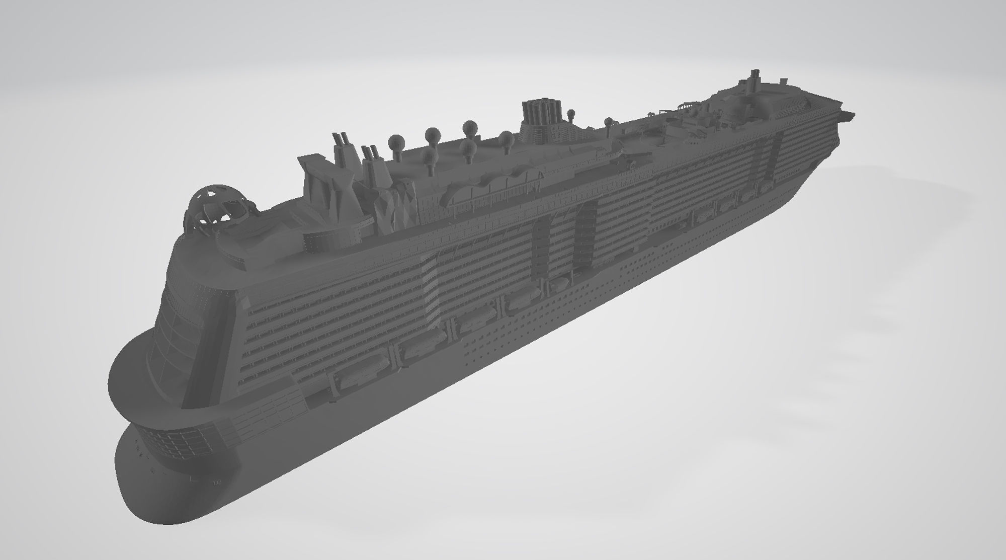 Odyssey Of The Seas cruise ship 3D print model 3D model 3D printable ...