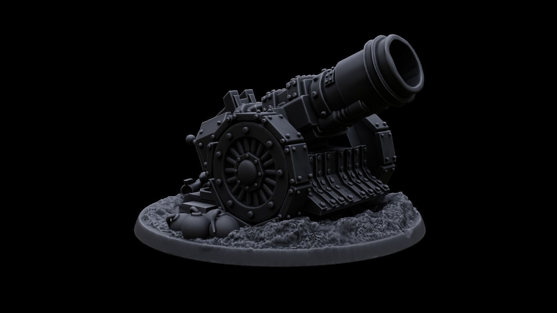 sci-fi Artillery Cannon 3D model 3D printable | CGTrader