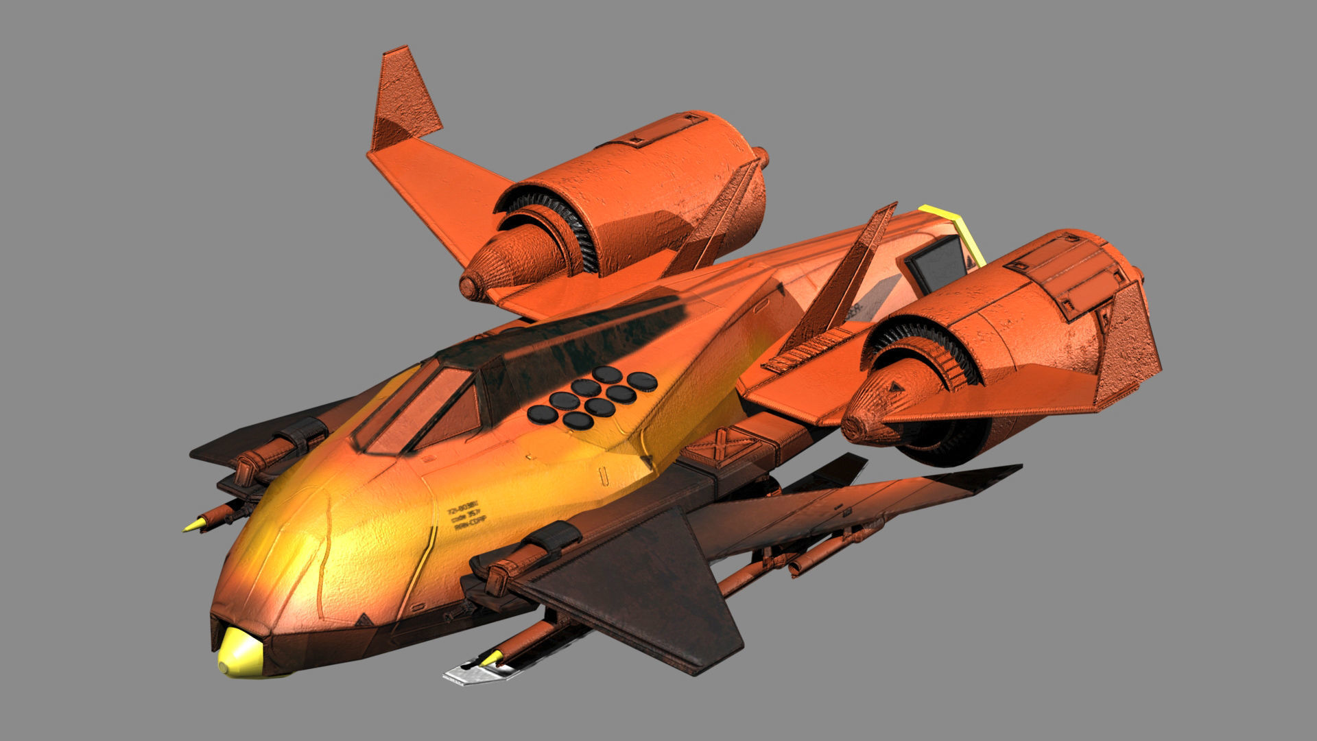 Attack Bomber 3D model | CGTrader