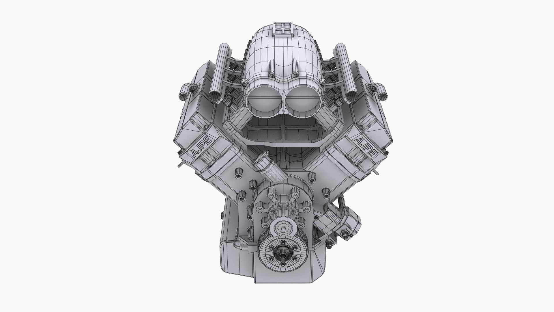 3D model Proline 481x engine VR / AR / low-poly | CGTrader