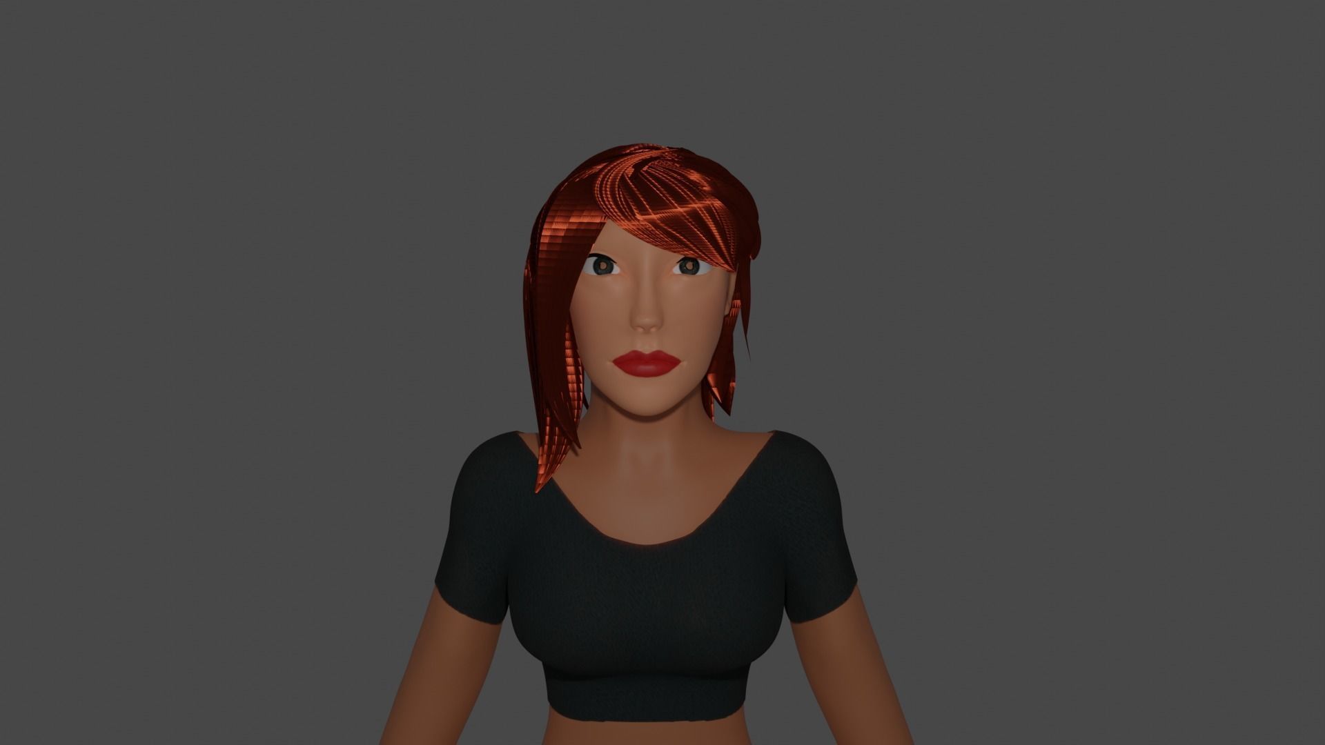 beautiful female character no lower limbs 3D model | CGTrader