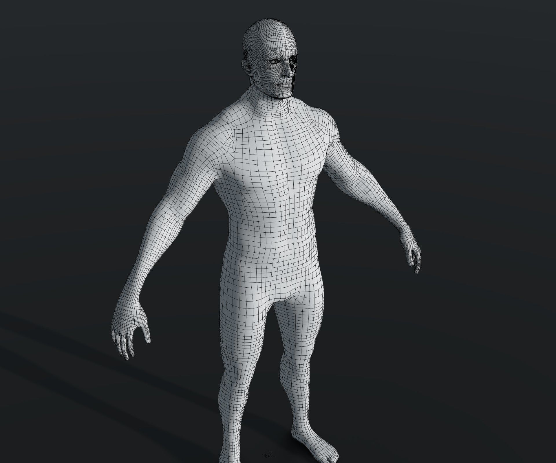 3D model Human Body Base Mesh 28 Animations 10 3D Models Pack VR / AR ...