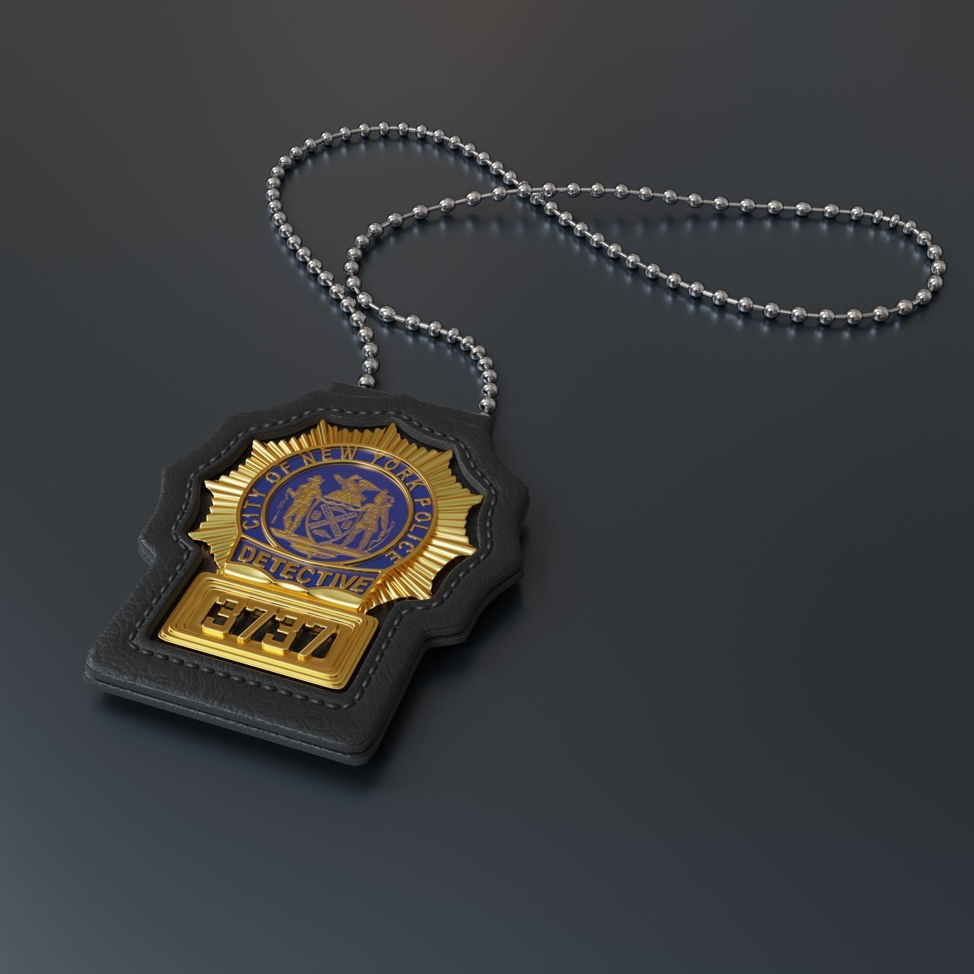 New york city police badge 3D model | CGTrader