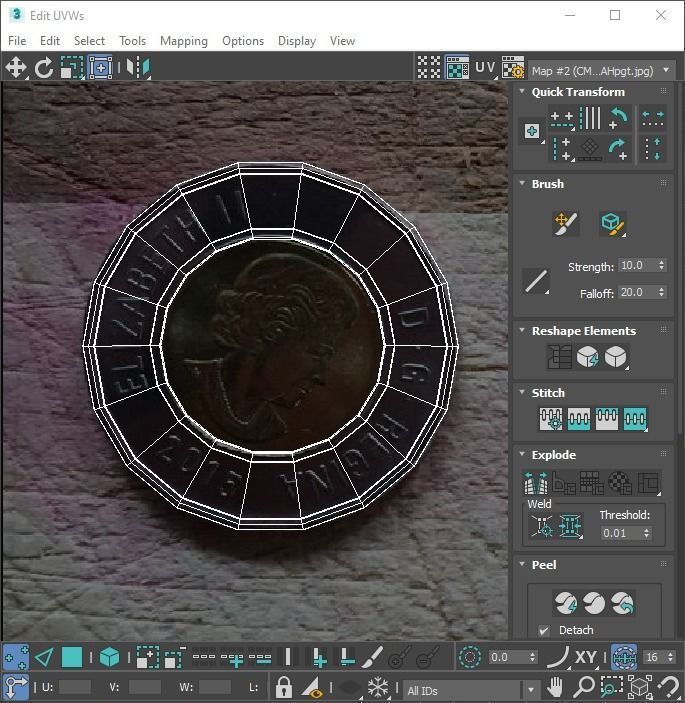 Silver Coin 3D model | CGTrader