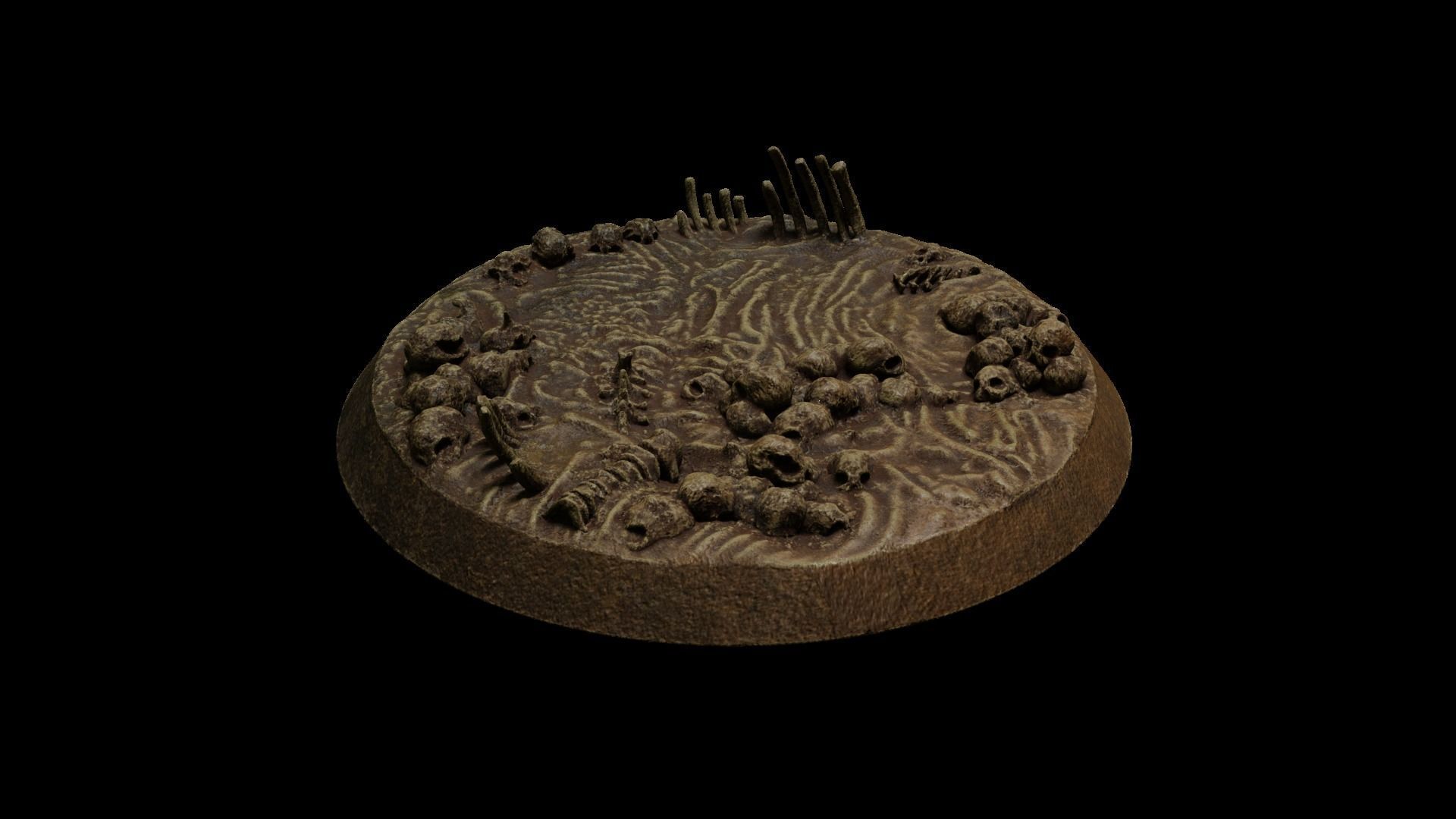 Alien Bone-yard Bases 3D model 3D printable | CGTrader