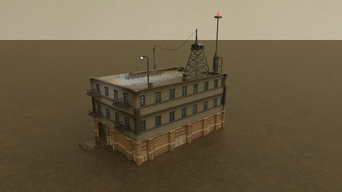 3D model City building VR / AR / low-poly | CGTrader