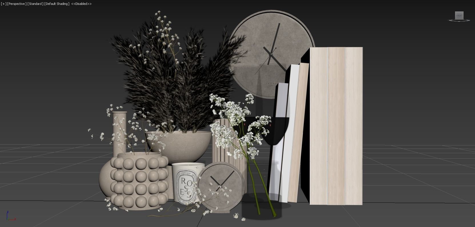 Decorative Set 094 3d Model Cgtrader