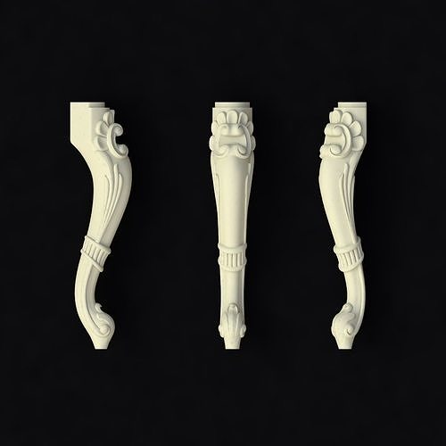 leg High quality 3d models for processing on a cnc machine 3D model ...