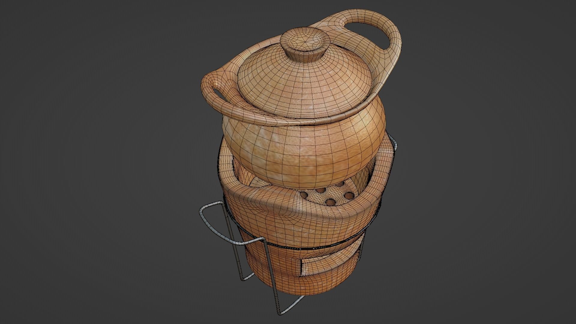 Clay pot 3D model | CGTrader